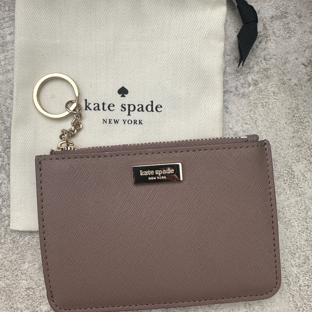 Kate Spade Leather Keychain Wallet - Gem